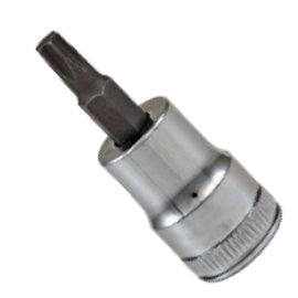T25 Torx Plus bit for the SHELIX Bit on a 1/4'' socket drive.