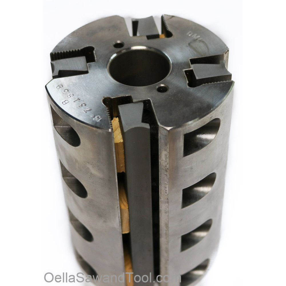6" Corrugated back 4 knife molder shaper head for Stetson Ross, Mikron ...