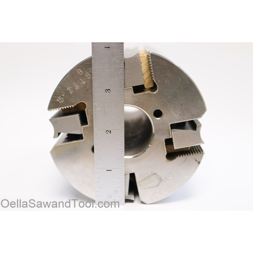 6" Corrugated back 4 knife molder shaper head for Stetson Ross, Mikron ...