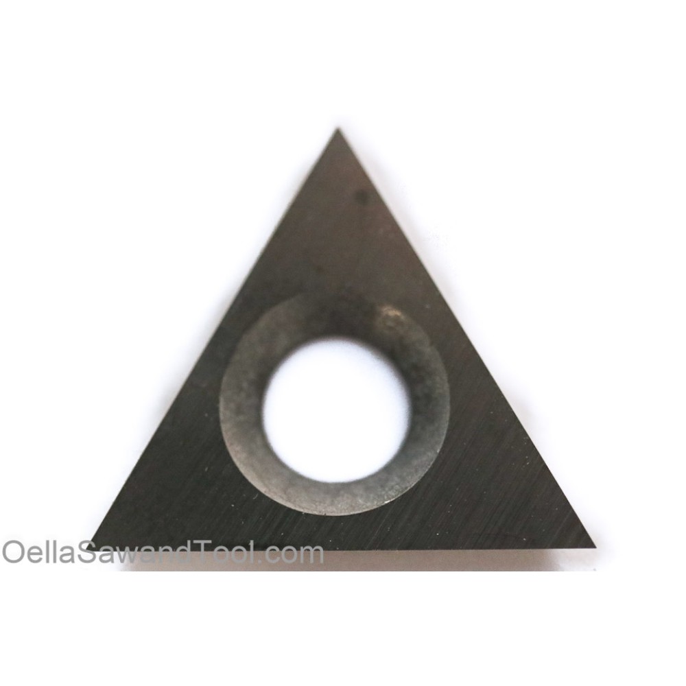 TRIANGULAR SPUR CARBIDE KNIFE WITH 3 CUTTING EDGES REPLACES LEUCO 180779
