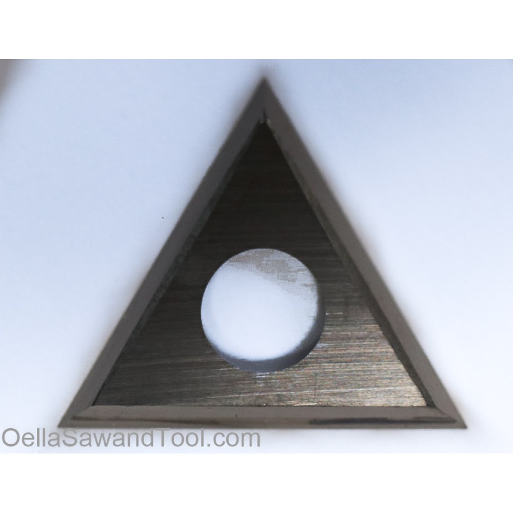 TRIANGULAR SPUR CARBIDE KNIFE WITH 3 CUTTING EDGES REPLACES LEUCO 180779