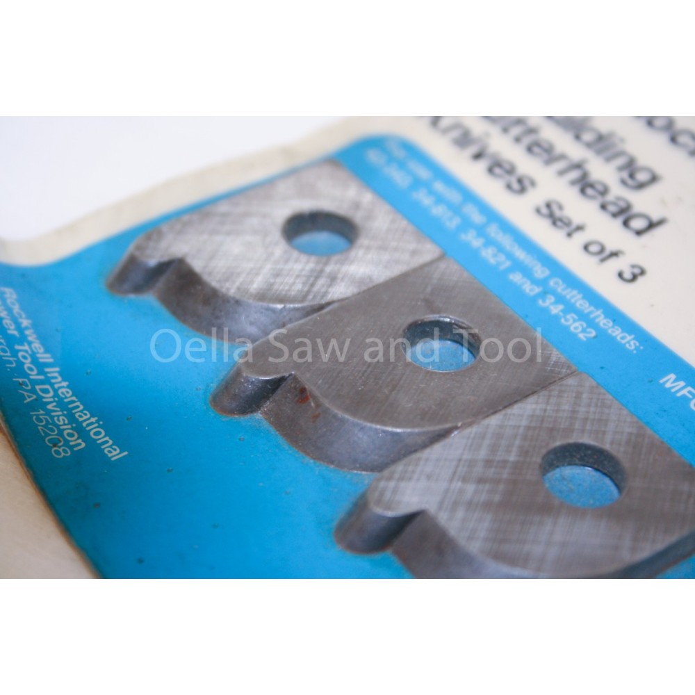 Delta No. 35-222 moulding cutter knives 1/4