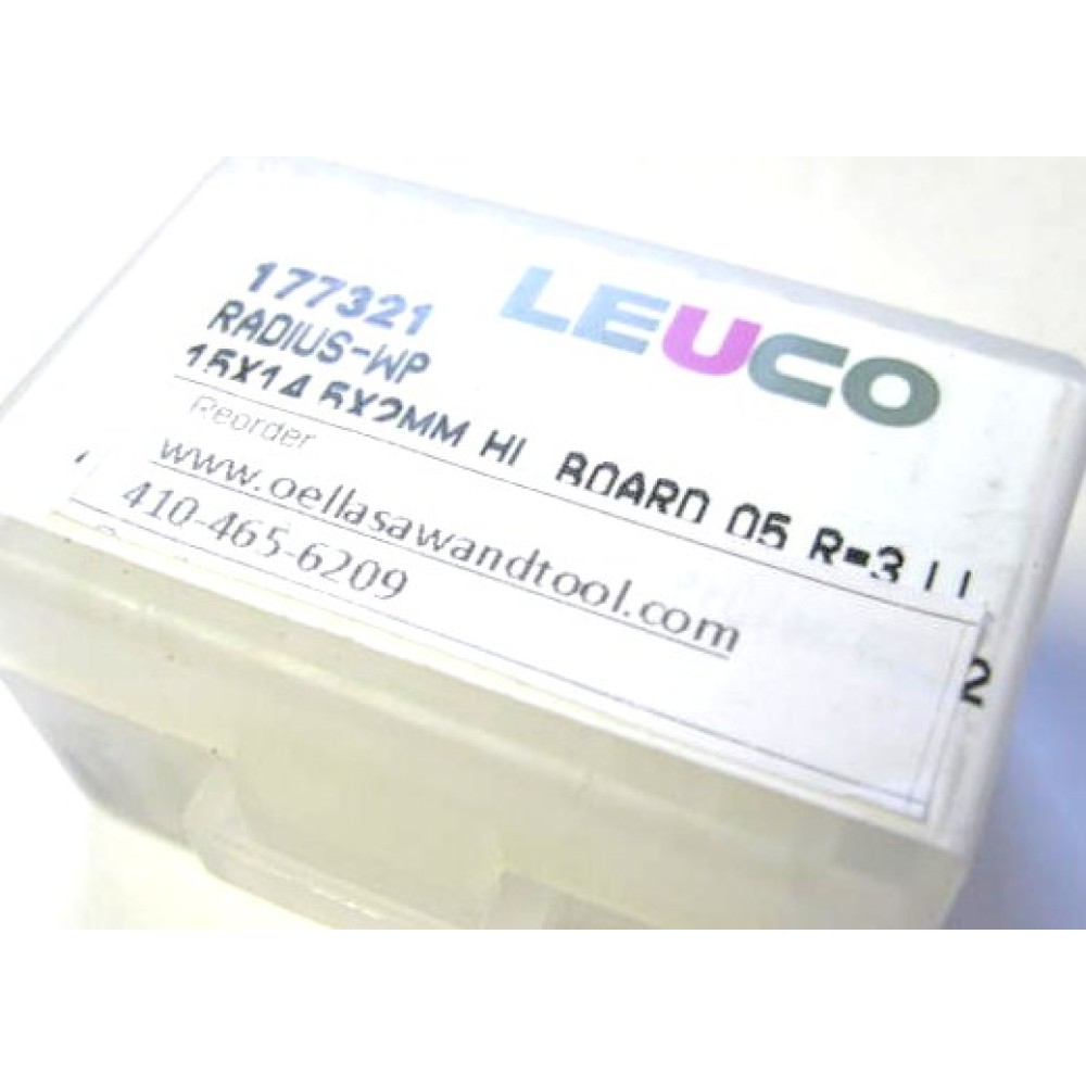 Discount Leuco inserts, leuco id# 177321 box of 10 L/h Left Hand