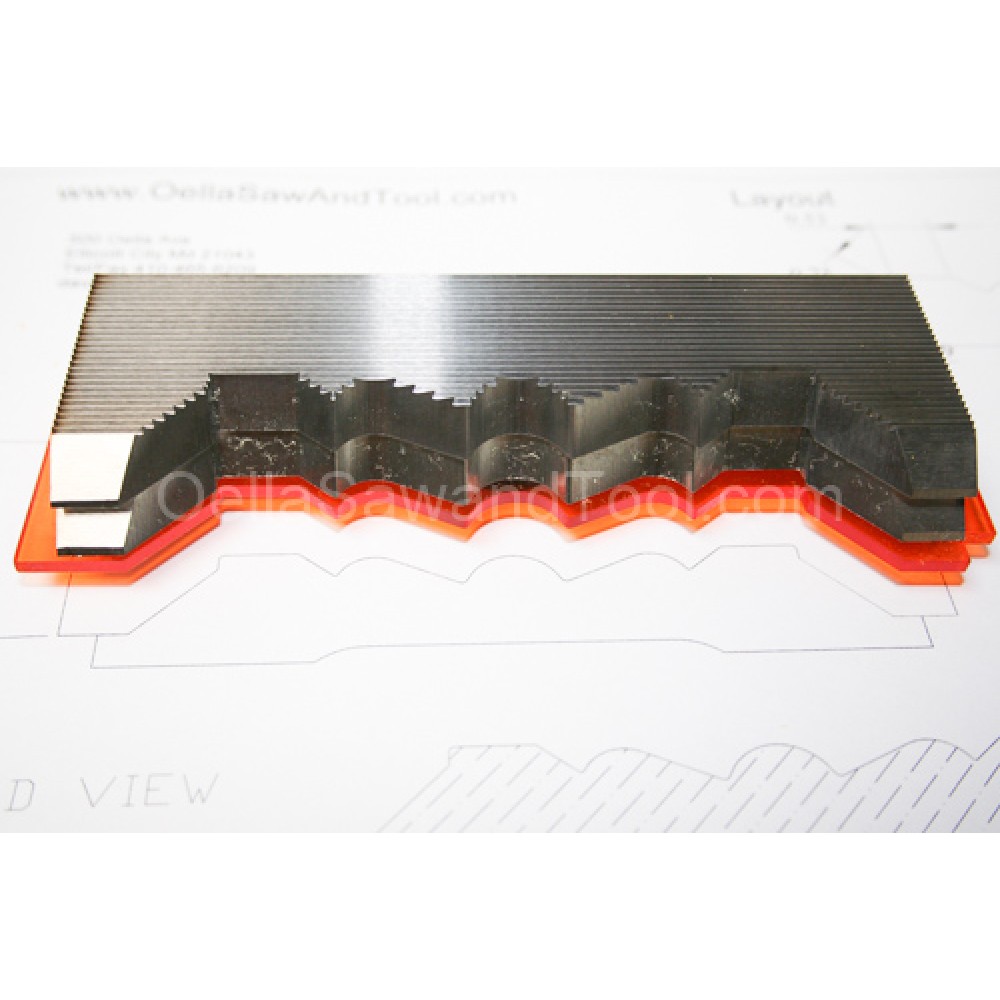 M2 corrugated back shaper knives 13/16" x 5-1/2" Victorian casing - www ...