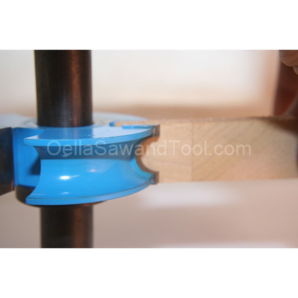 Half Round / Bull Nose 1/4" Radius shaper cutter preowned 3/4" bore