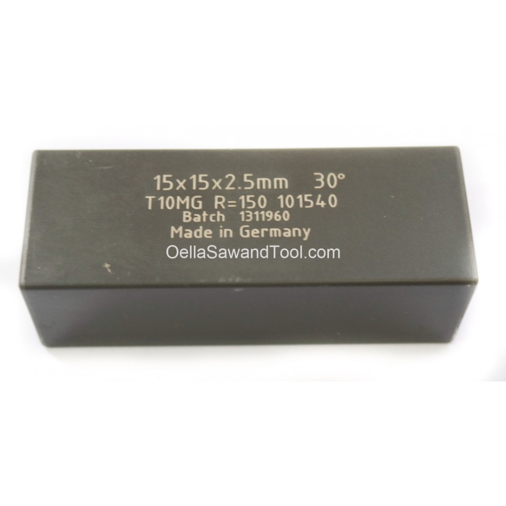 15mm x 15mm x 2.5mm - 4-edge (150mm radius faces, rounded corners ...